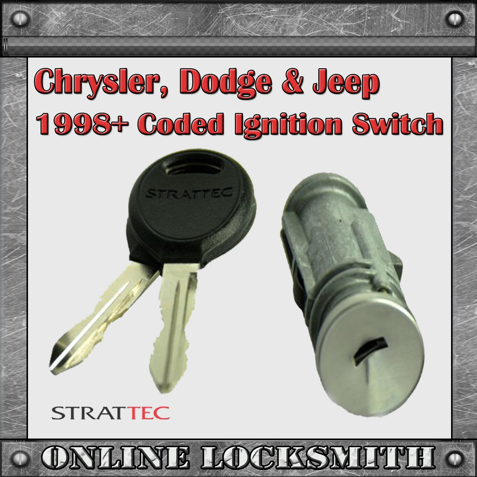 Chrysler, Dodge, Jeep Ignition Switch Cylinder Replacement – Online ...