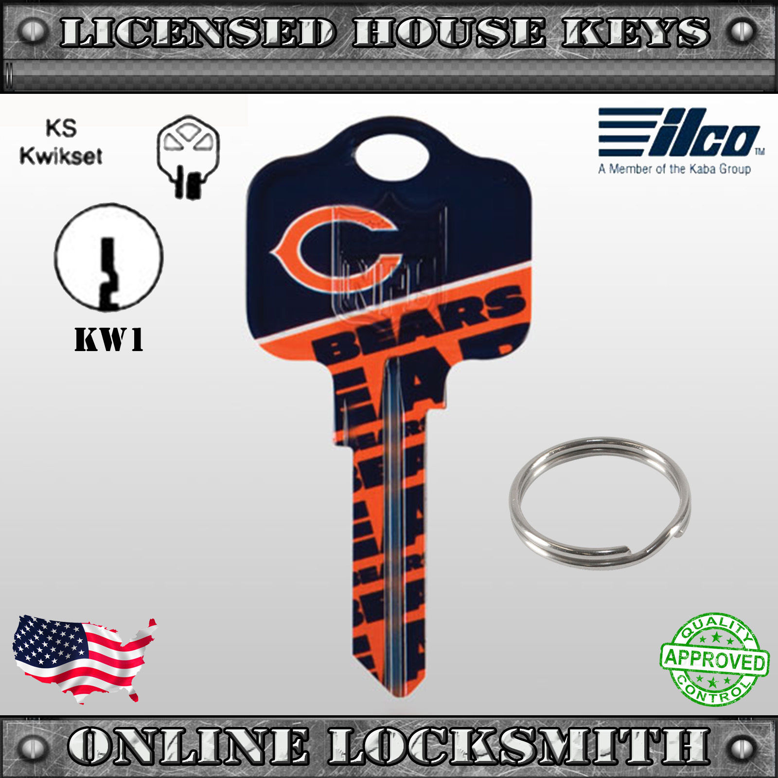 KW1 – Uncut Officially NFL Licensed Key Chicago Bears – Online ...