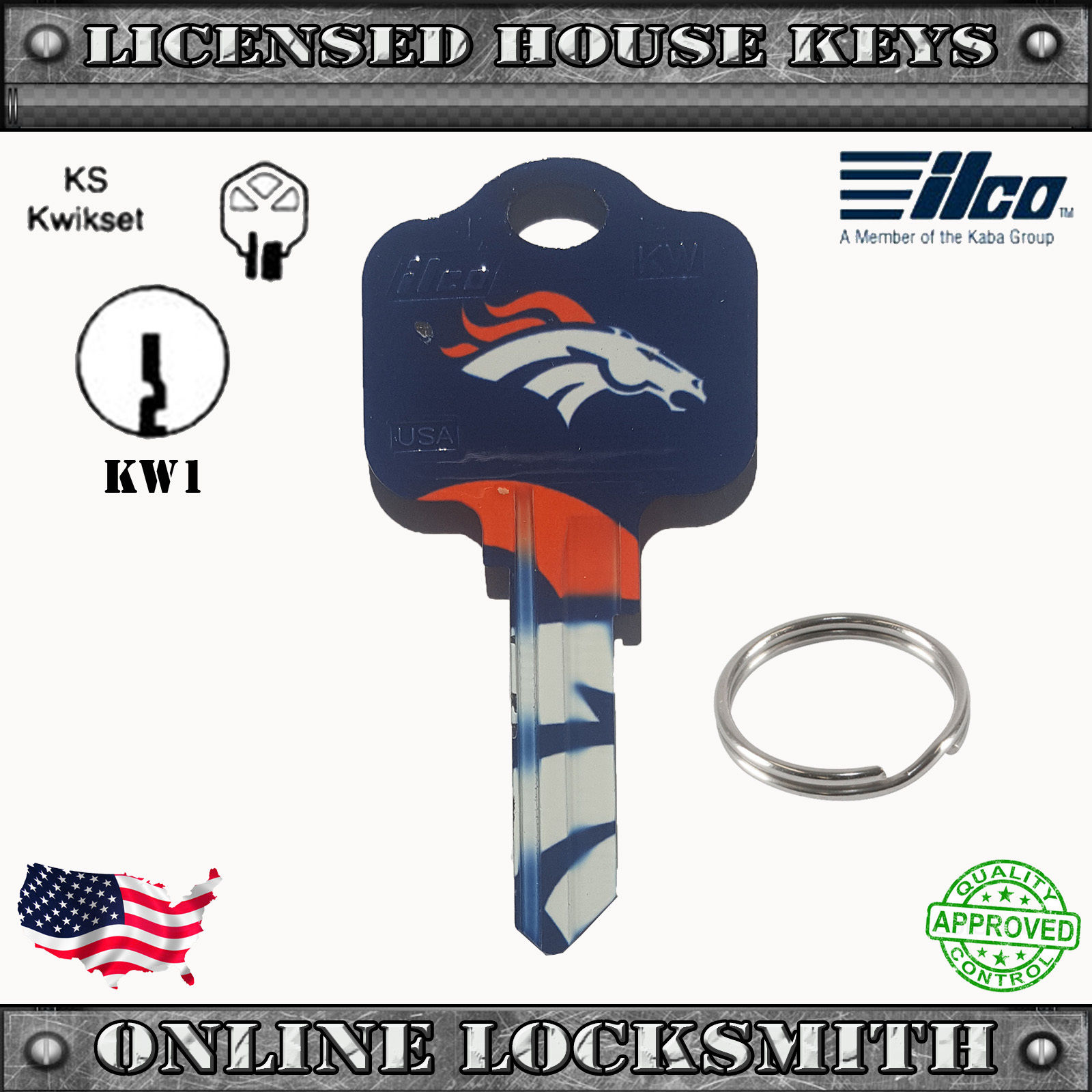 KW1 – Uncut Officially NFL Licensed Key Denver Broncos – Online ...