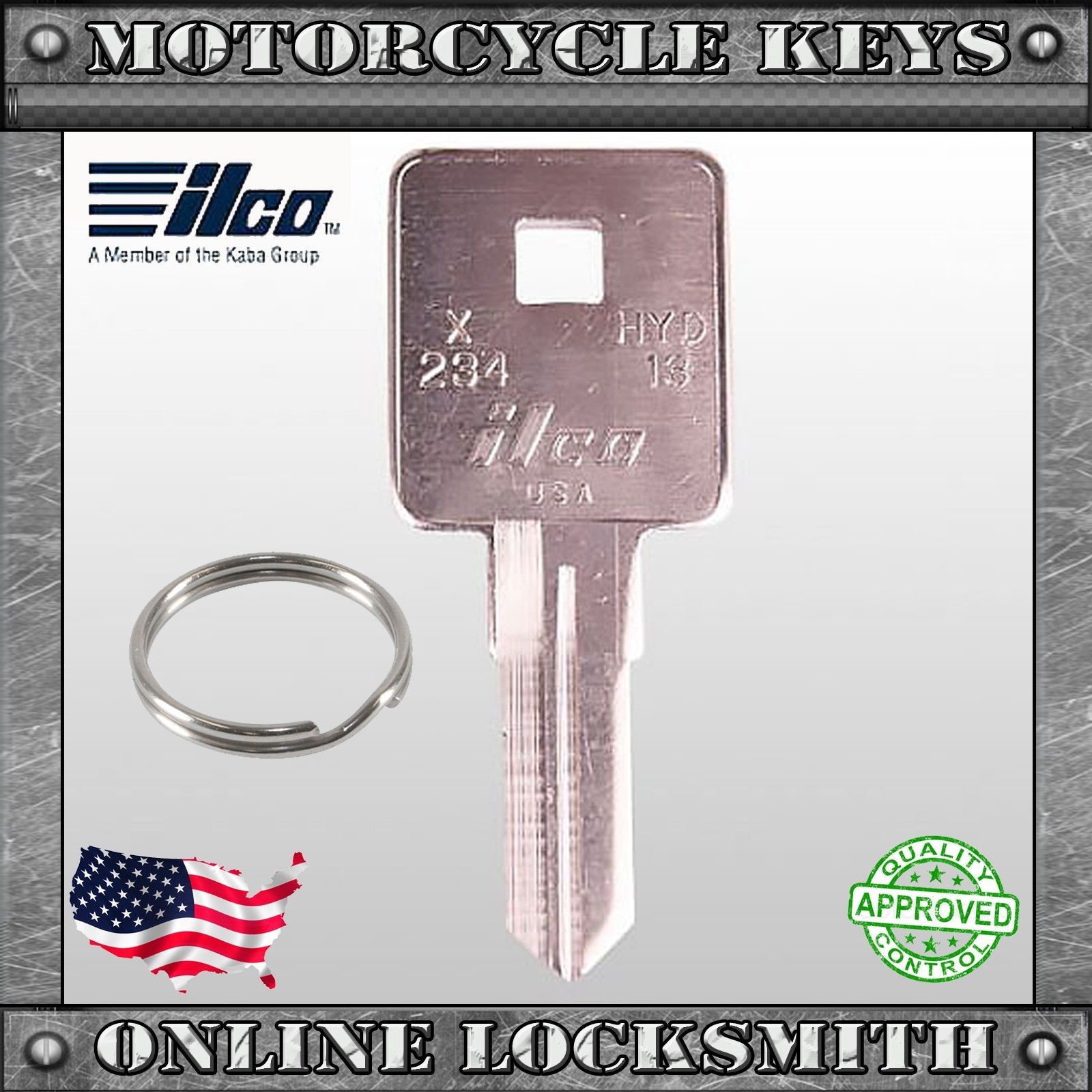 HYD13 – Motorcycle Key For Harley Davidson Sportster 1994+ – Online ...