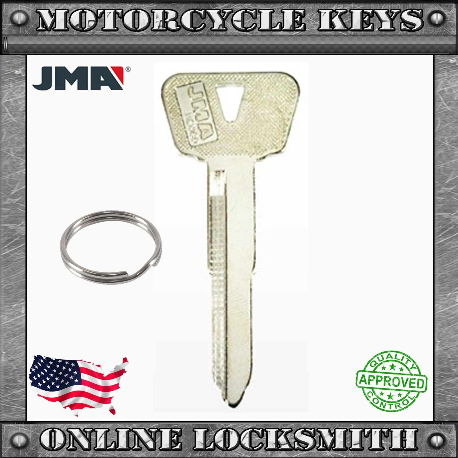YM63 – Key For Yamaha Motorcycles By JMA – Online Locksmith Store