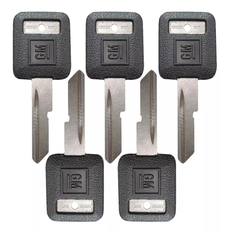 B44-P – 5 Ignition Key Blanks For Buick, Cadillac, Chevy & Pontiac ...