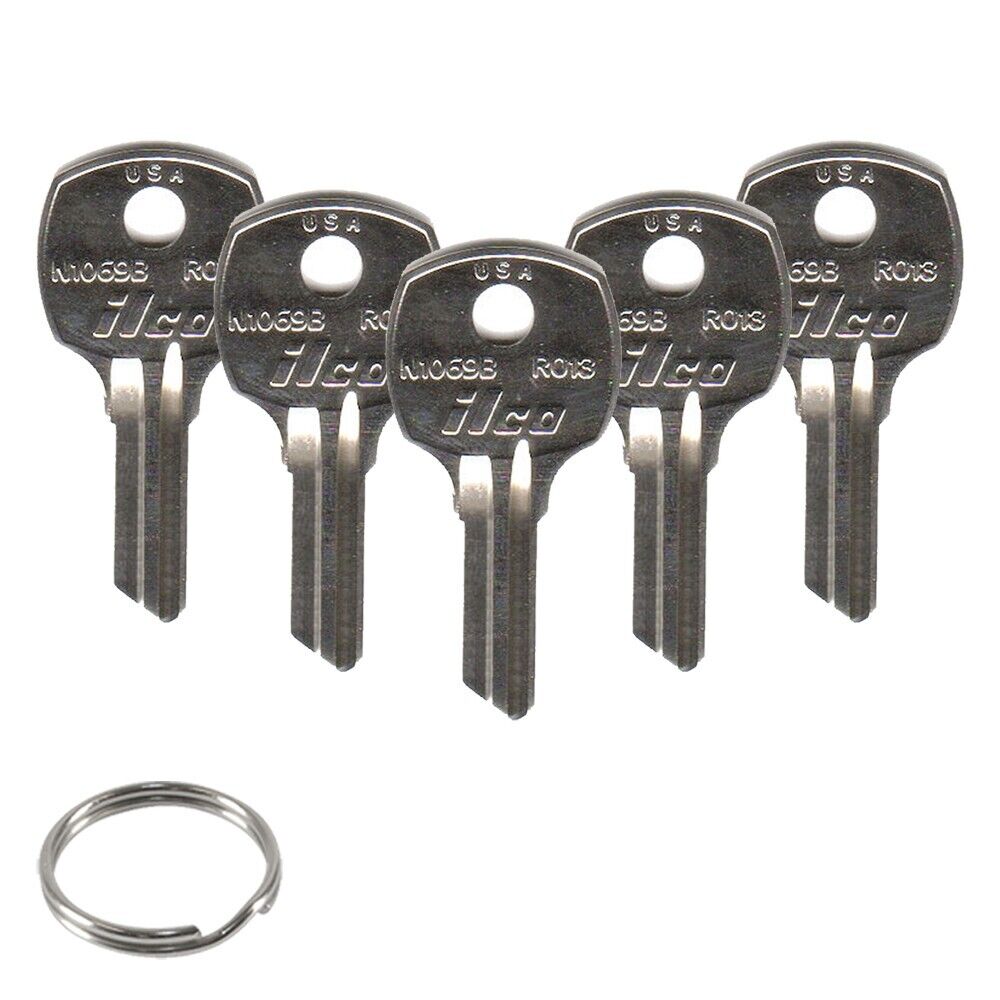 1069N – 5 Key Blanks for Hon Filing Cabinet By ILCO – Online Locksmith Store