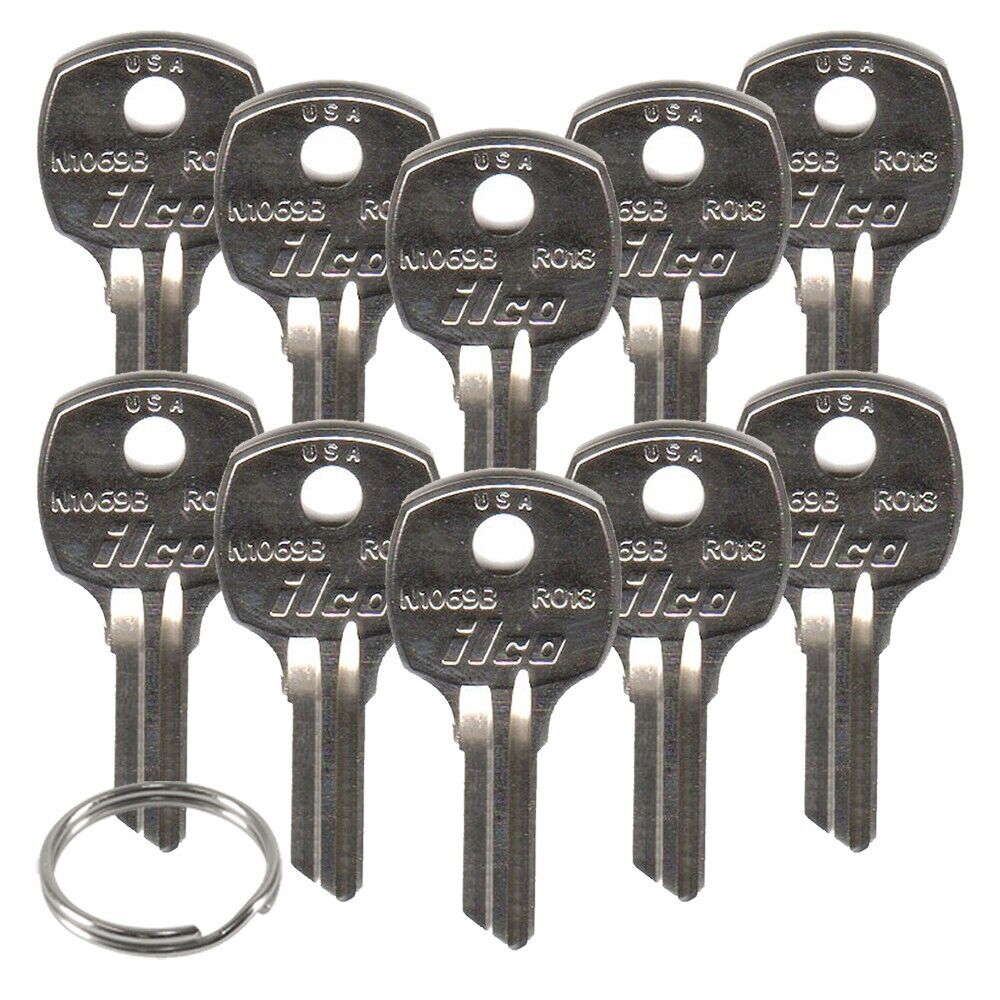 1069N – 10 Key Blanks for Hon Filing Cabinet By ILCO – Online Locksmith ...